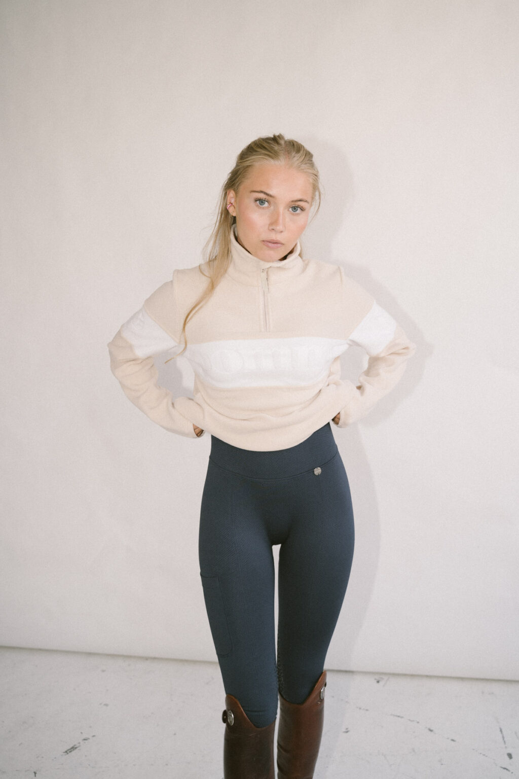 Pomme Ines Navy Classic, Riding Leggings | Amiko & Friends