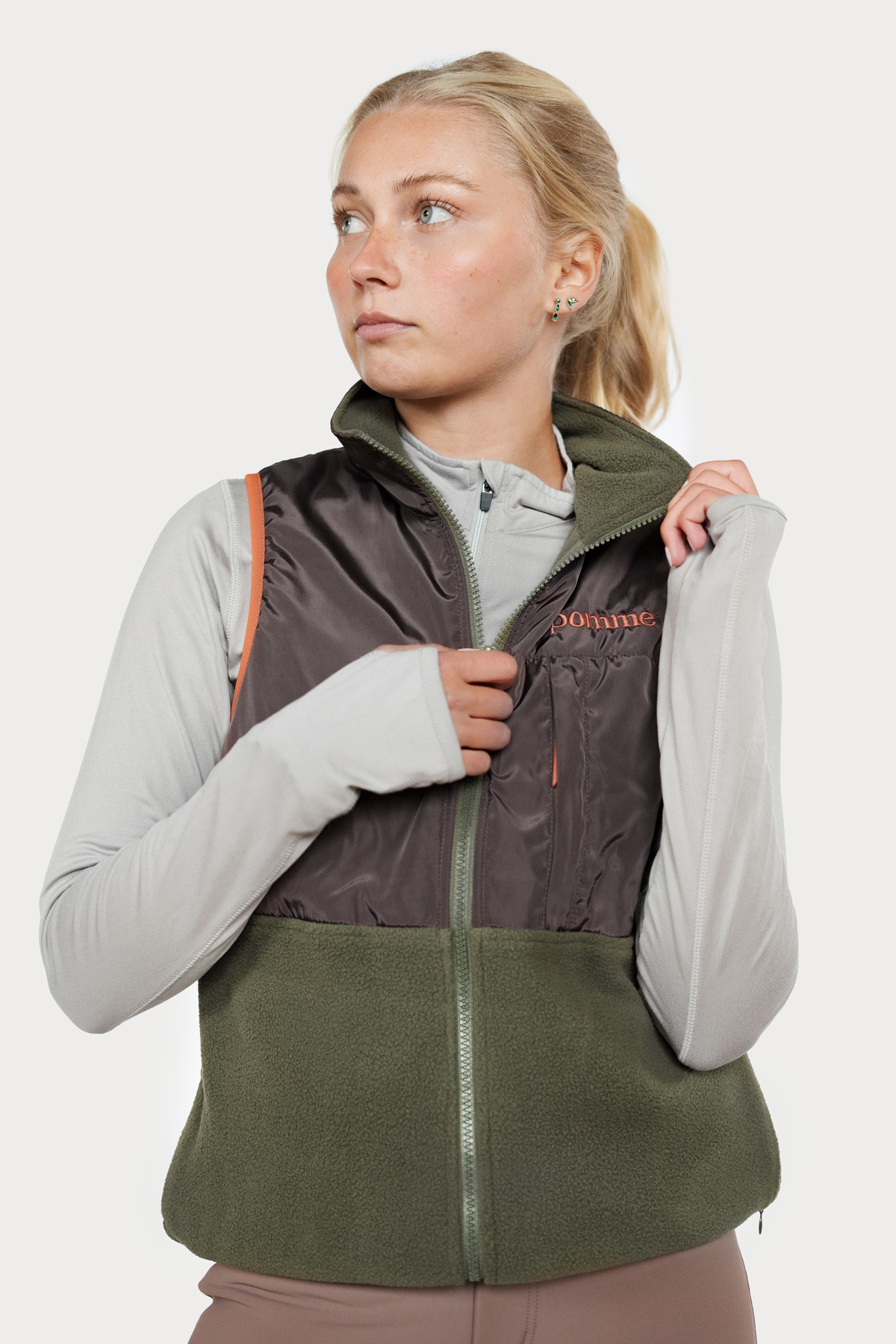 Pomme Bonnie Vest, Olive Night | Amiko & Friends