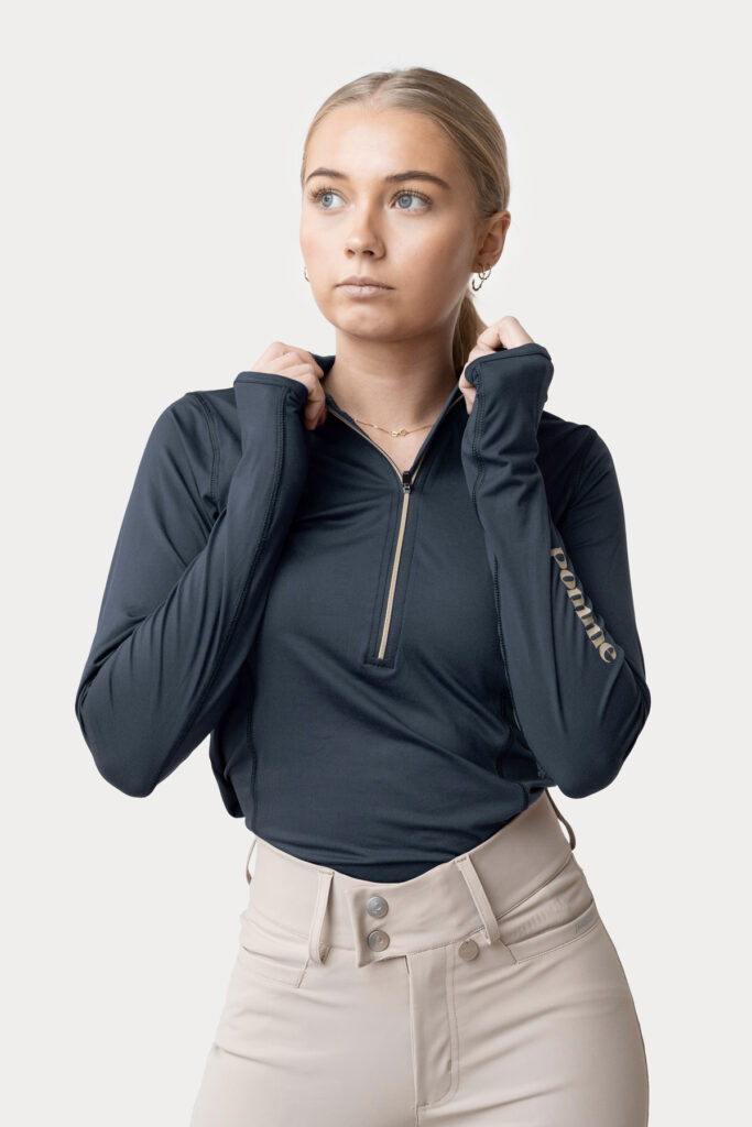 Pomme Paris Soft Zip, Midnight Blue | Amiko & Friends